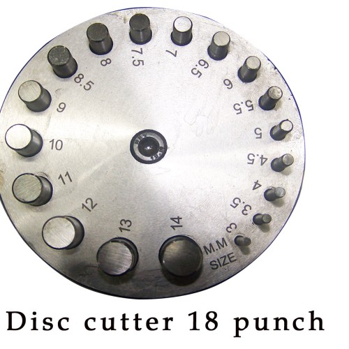 Dis cutter 18 Punch - Jewellery Tools in India